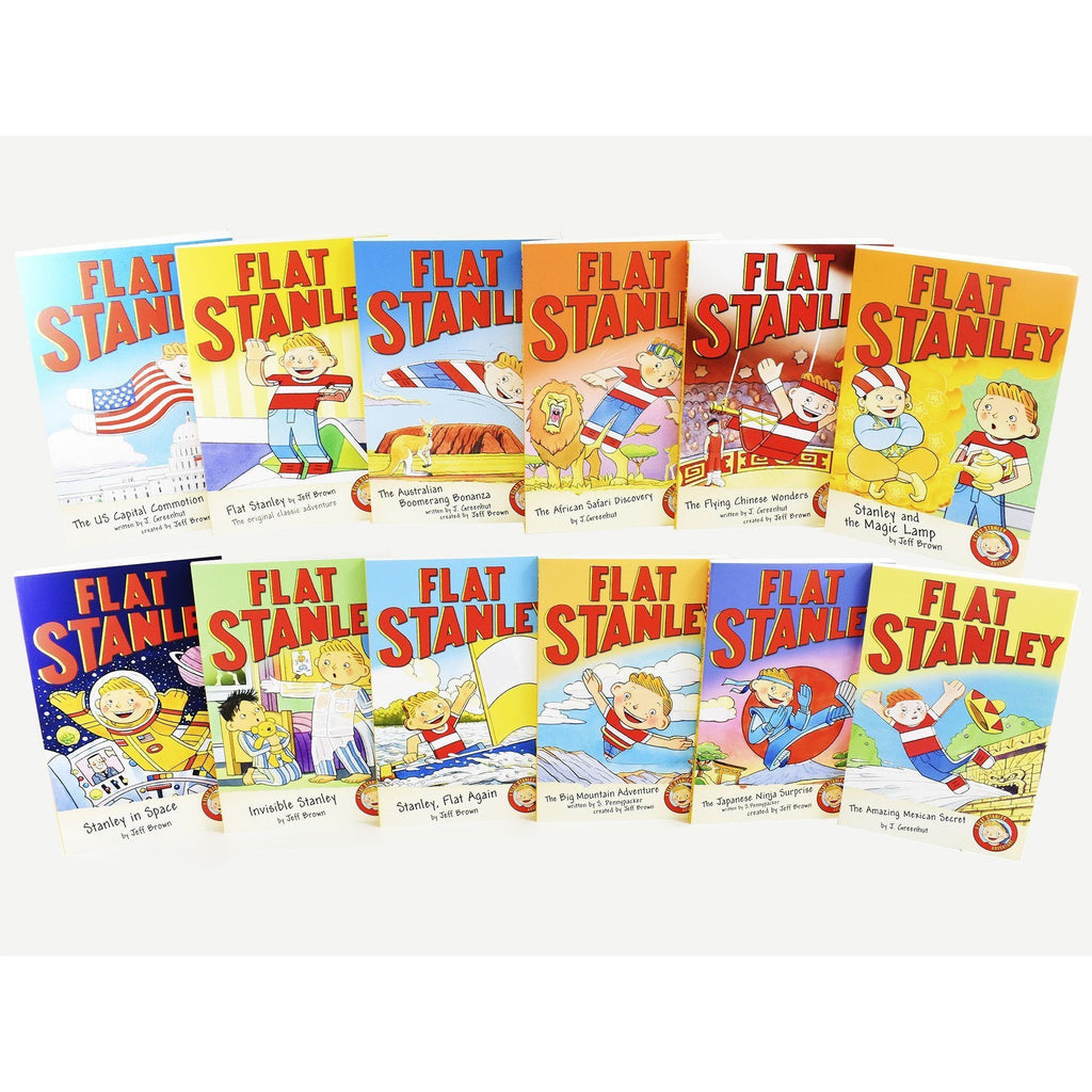 the book flat stanley The Flat Stanley Adventures 12 Books