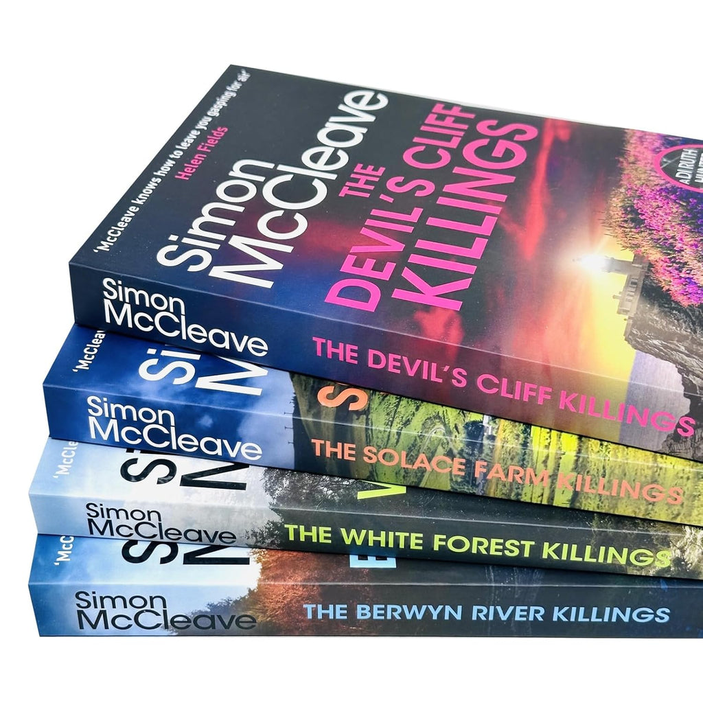 DI Ruth Hunter Series 4-7 Collection 4 Books Set By Simon McCleave (Th