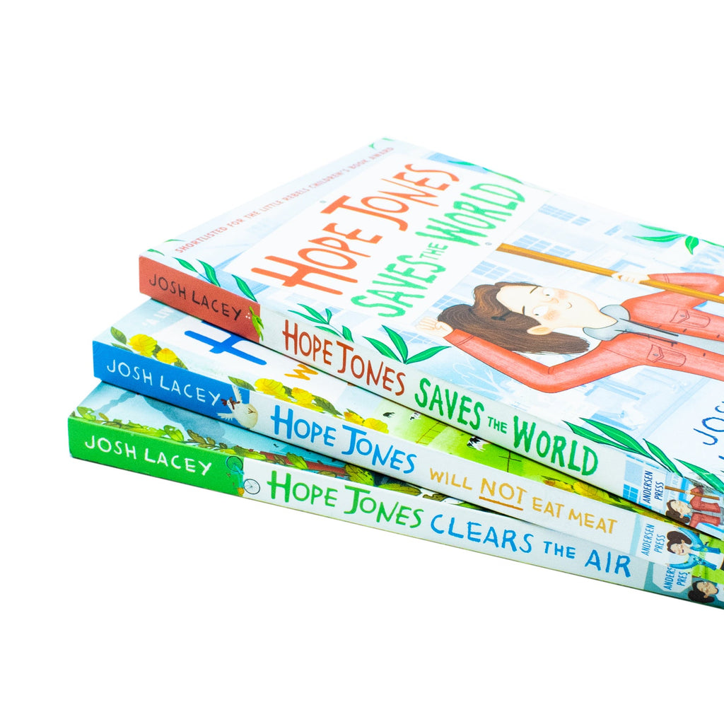 Hope Jones 3 Books Collection Set by Josh Lacey (Saves the World, Clea