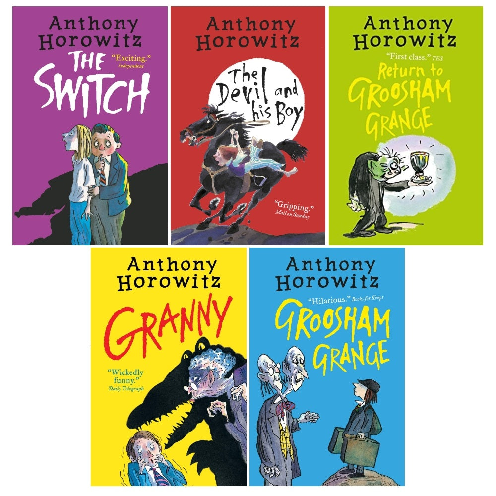 Anthony Horowitz Wickedly Funny 5 Books Collection Set (Groosham Grange ...